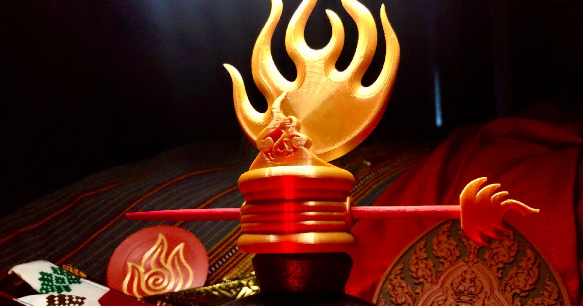 Fire Lord Crown Headpiece - Avatar: The Last Airbender by Dany Sánchez ...