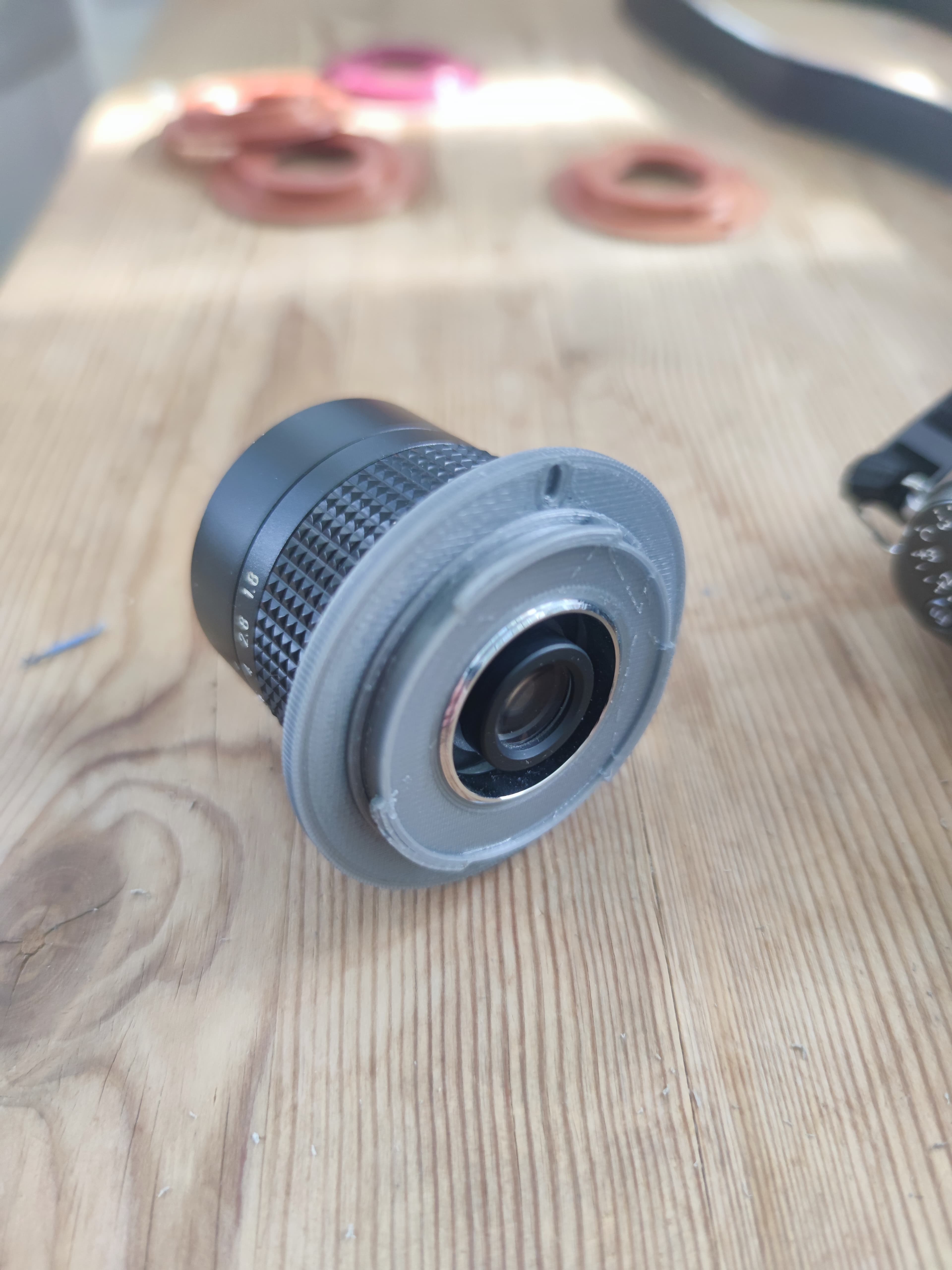 Fuji X mount to C mount focus to infinite by bizzlerulez | Download ...