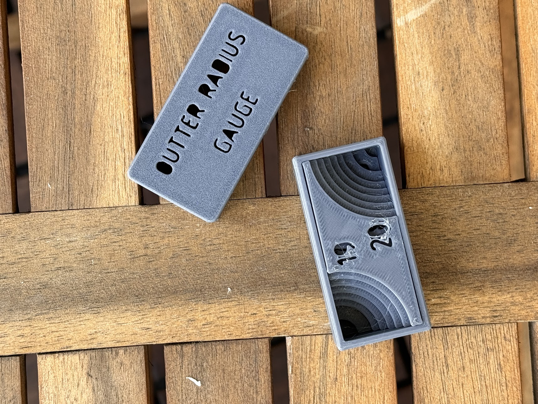 Outer radius gauge set - Metric (1mm to 20mm) by belmin | Download free ...