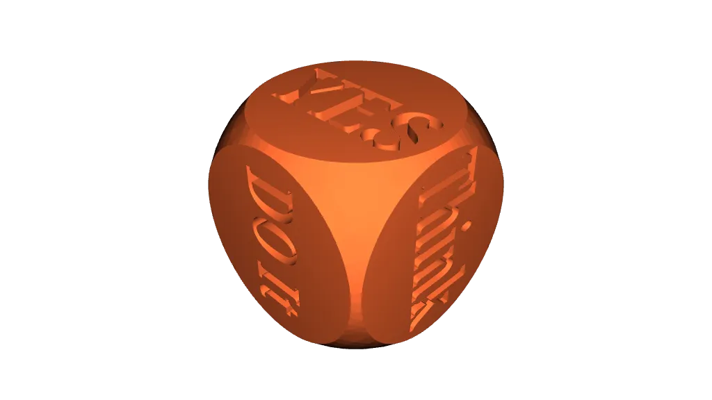 Dice Dice Dice of answers by MintonLC | Download free STL model ...