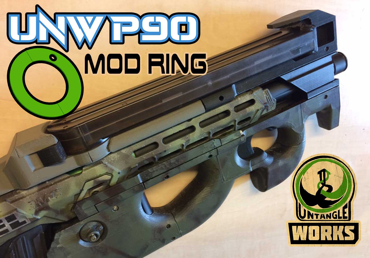 UNW P90 airsoft mag MOD RING by UntangleWORKS | Download free STL model ...