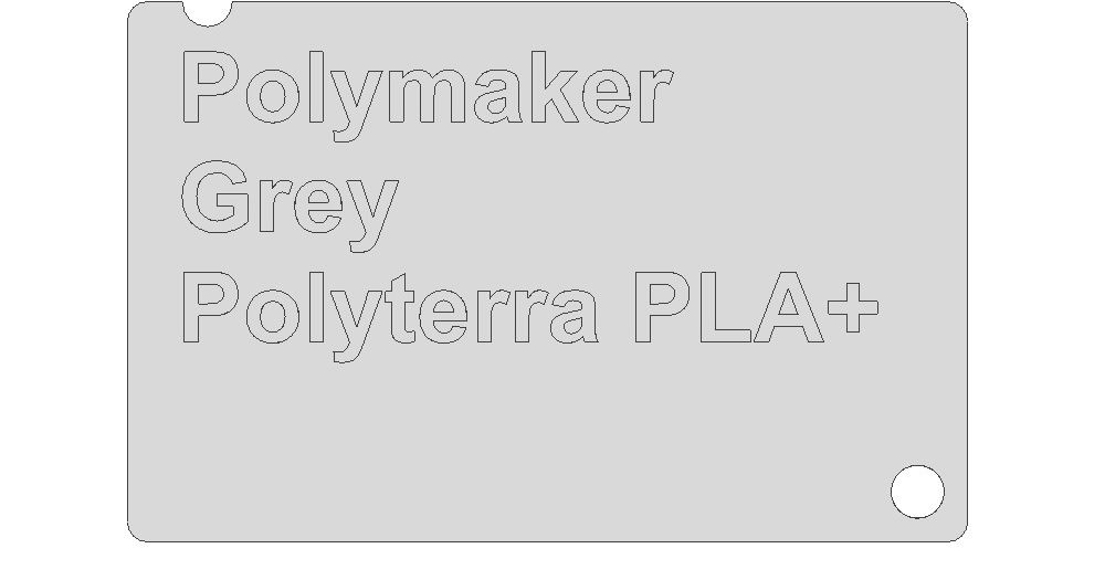 Sample set Polymaker Polyterra PLA / PLA+ businesscard size by R ...