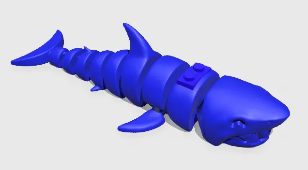 lego shark by yoeij | Download free STL model | Printables.com