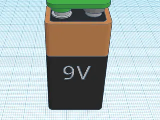 9V Battery Cover by 3Dinfinity | Download free STL model | Printables.com