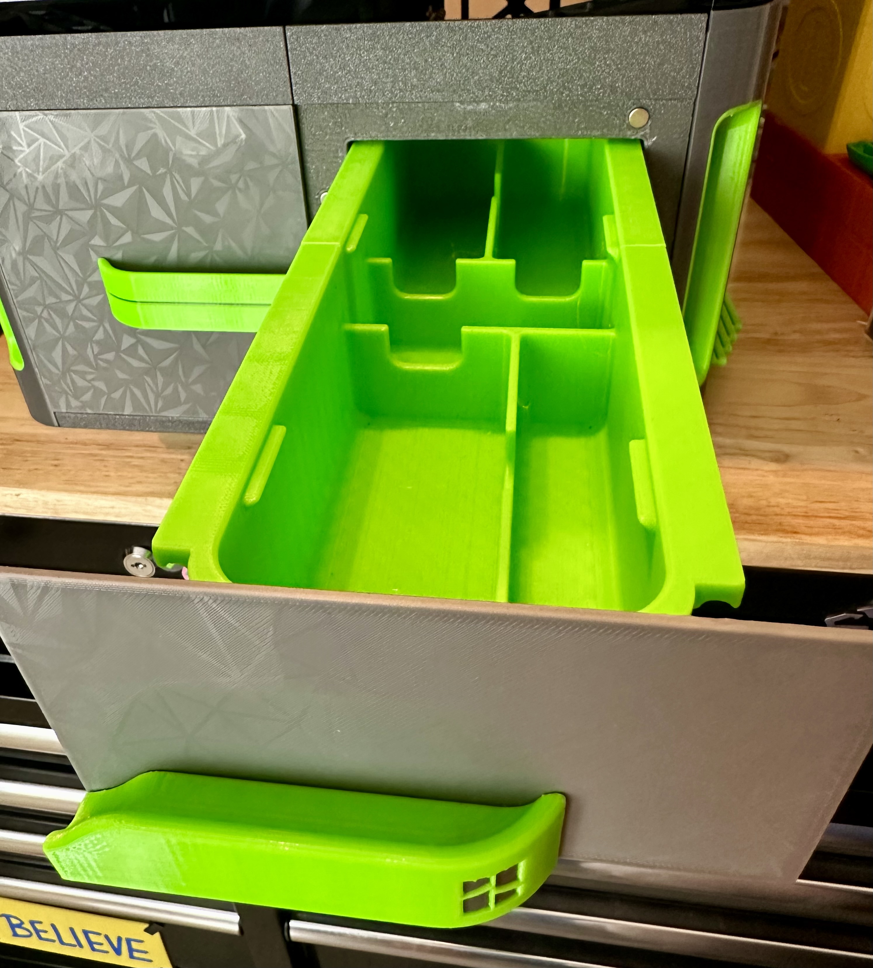 Bambu Lab X1 / P1 / X1C Riser with Storage Drawers, Build Plate Holders ...