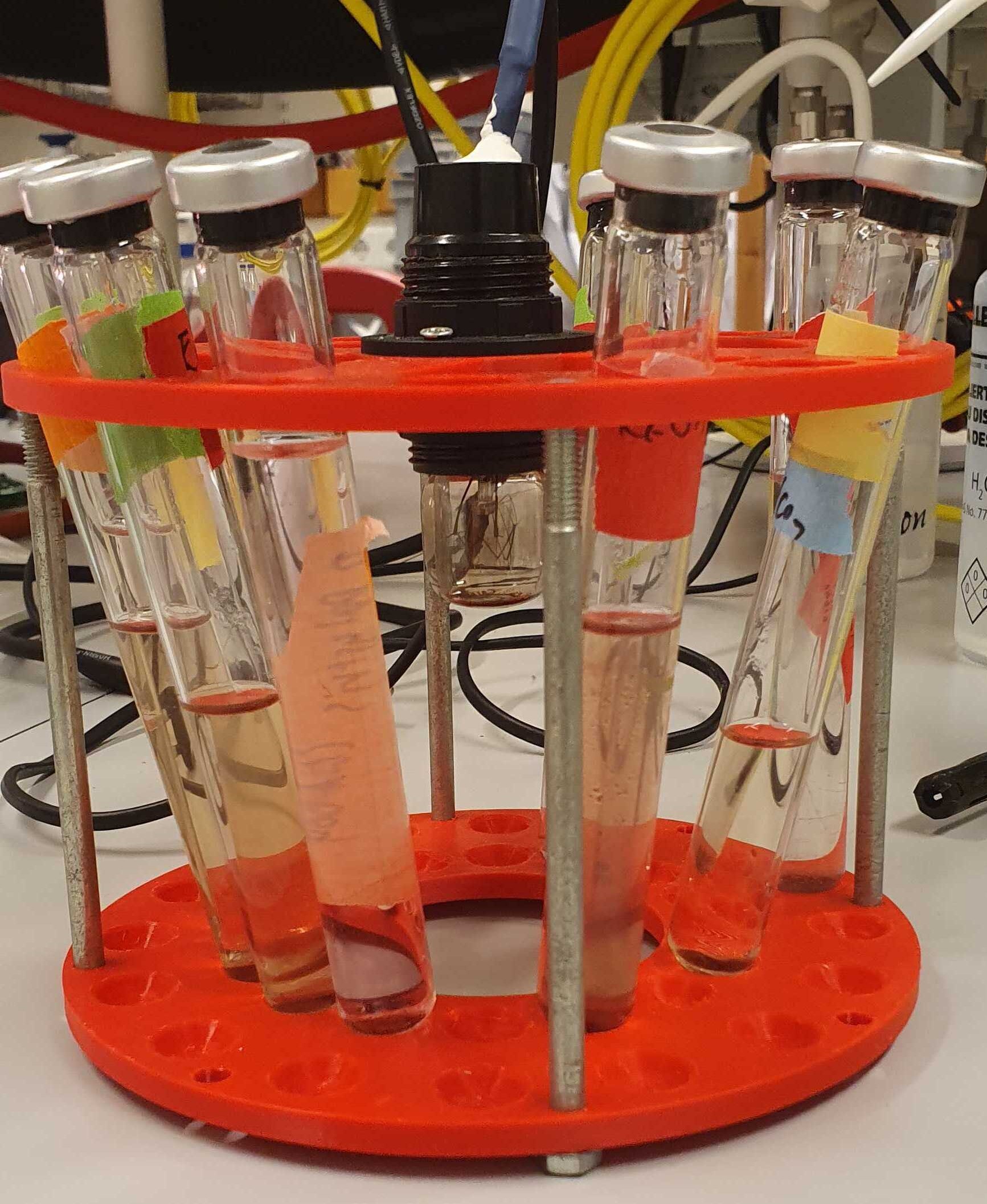 Phototrophic incubator for Hungate tubes by Araneus0390 | Download free ...