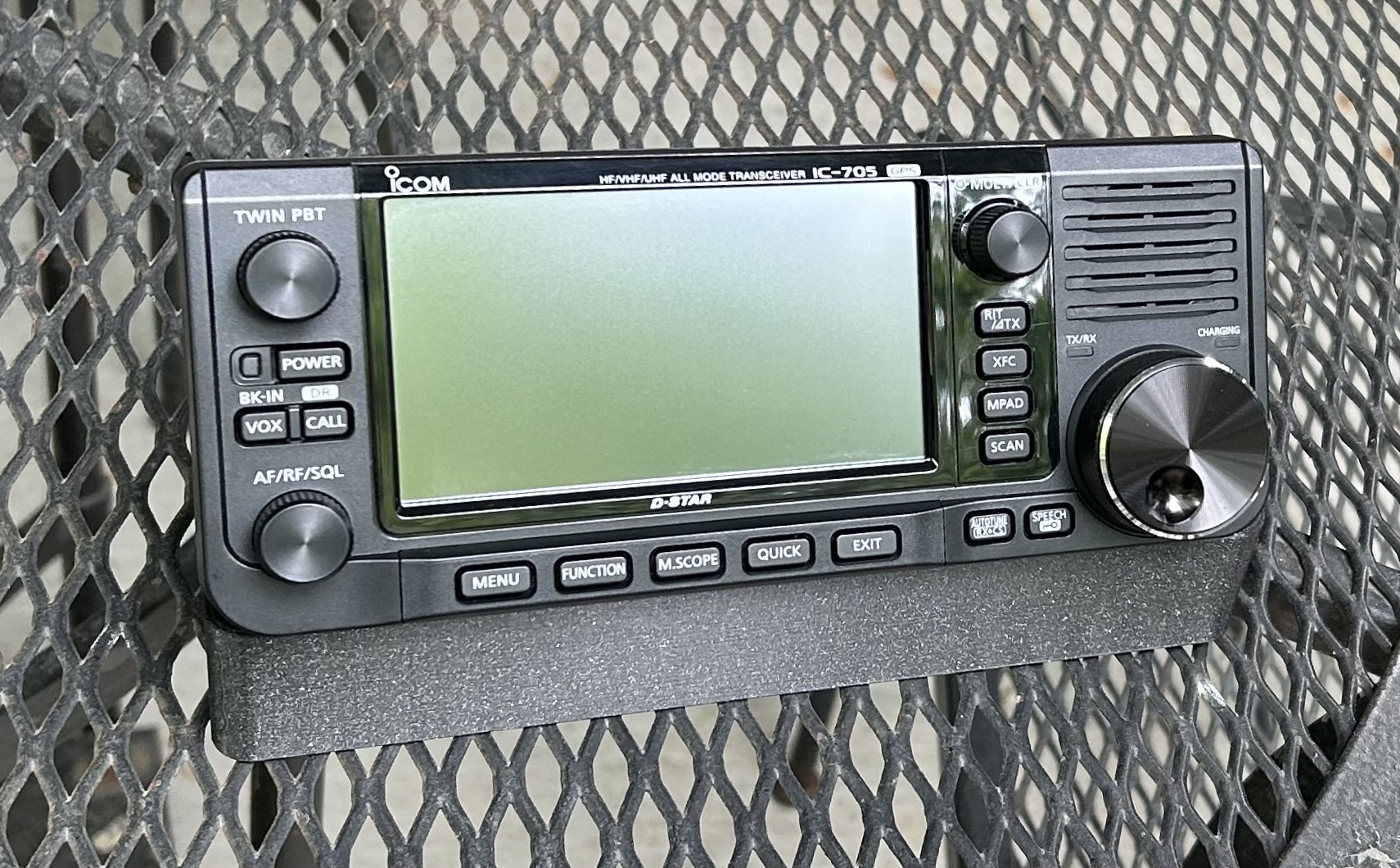Icom IC-705 front cover by techfoamer | Download free STL model ...