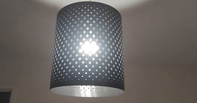 Easy Mount, Fast Print: The Diamond Lamp Shade for BC Sockets by lunny ...