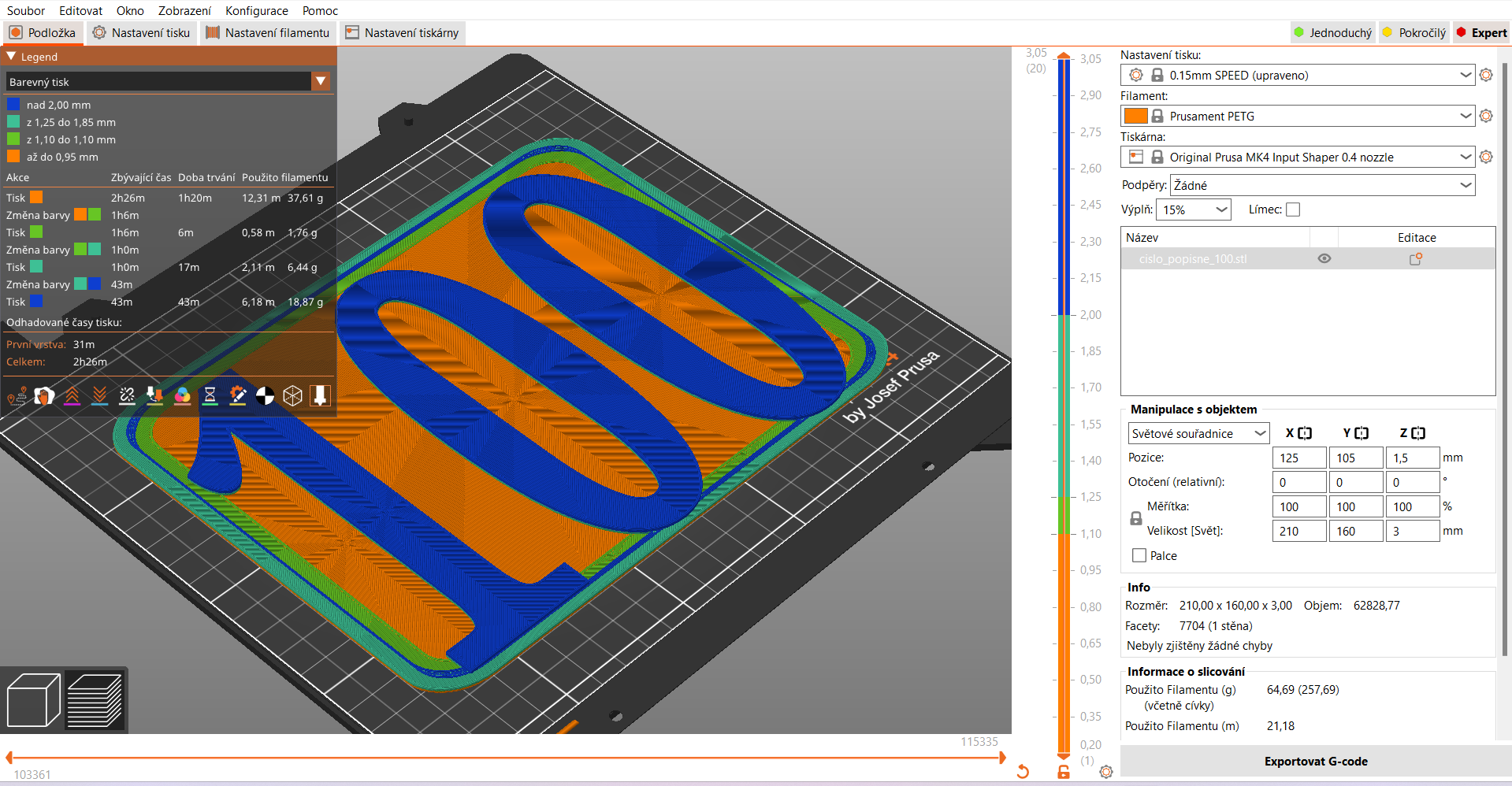 Number of descriptive: 91-100 (Číslo popisné: 91 až 100) by Nina Máčová | Download free STL ...
