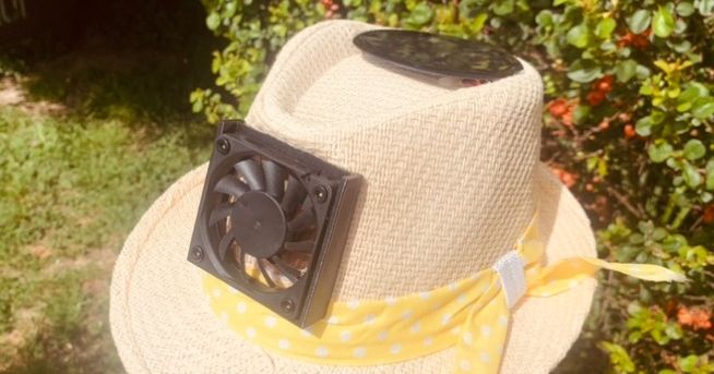 Solar powered cooling hat by Daniel Kasprowicz | Download free STL ...