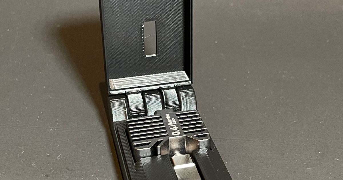 Bambu Lab X1C/P1S/P1P Nozzle Case (Print in Place) by Founders ...