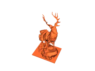 Pack Deer Mount by Asmodaemon | Download free STL model | Printables.com