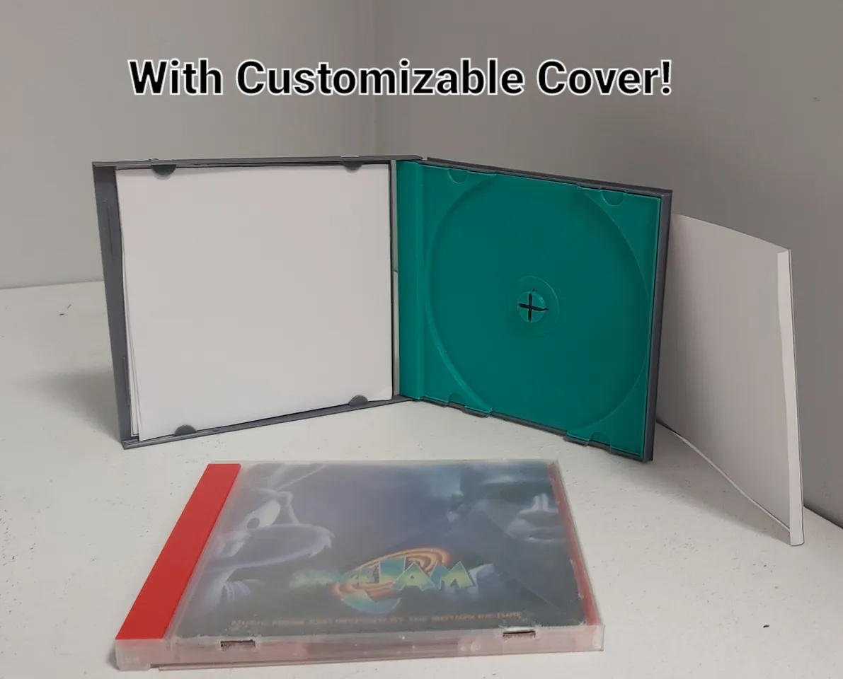 Ultimate CD/DVD Case (Jewel Case) by N0TBR3ND4 | Download free STL ...