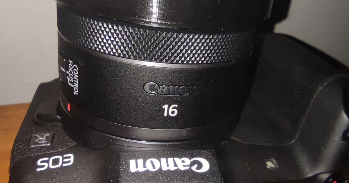 Canon RF 15mm adapter for 72mm ProZigma polar filter by IonNight | Download free STL model ...