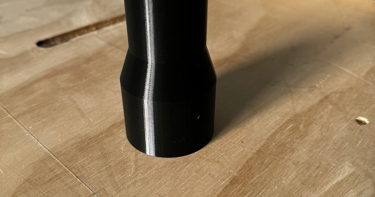 Dust Collection Adapter (Parameterized!) by deondoond | Download free ...