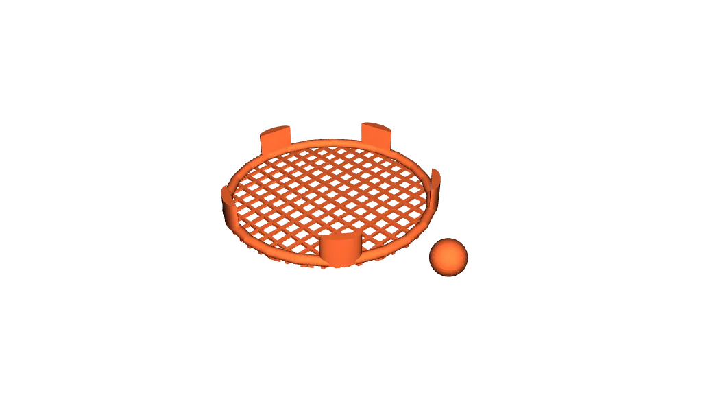 Worlds smallest Spikeball set by Levi D | Download free STL model ...