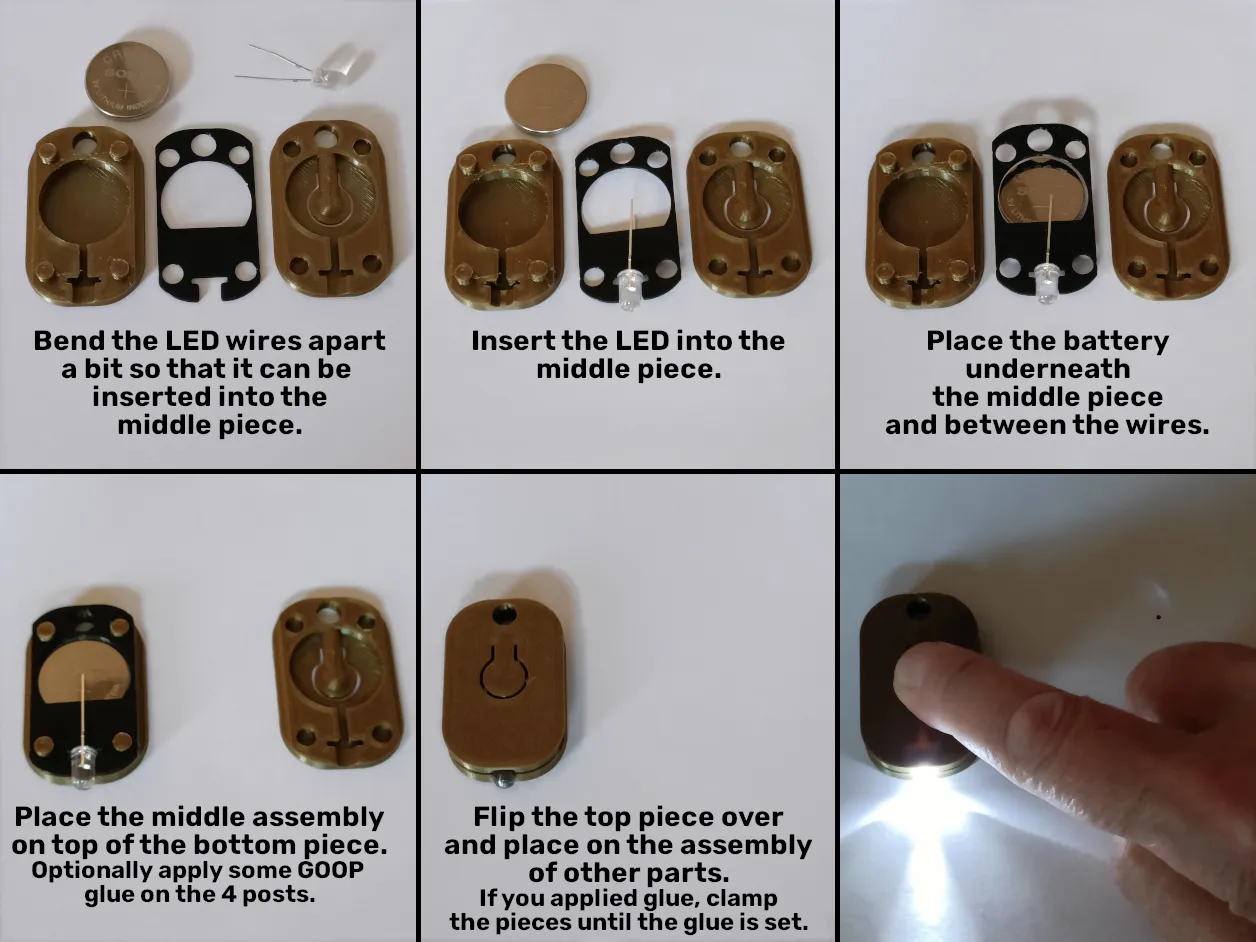 Pocket LED Flashlights by Lyl3 | Download free STL model | Printables.com