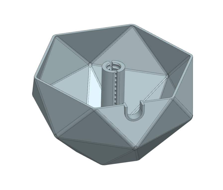 Low Poly Ceiling Lamp Cover by undoz | Download free STL model ...