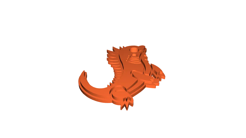 Ziggy the ziguana keychain by jedisct1 | Download free STL model ...
