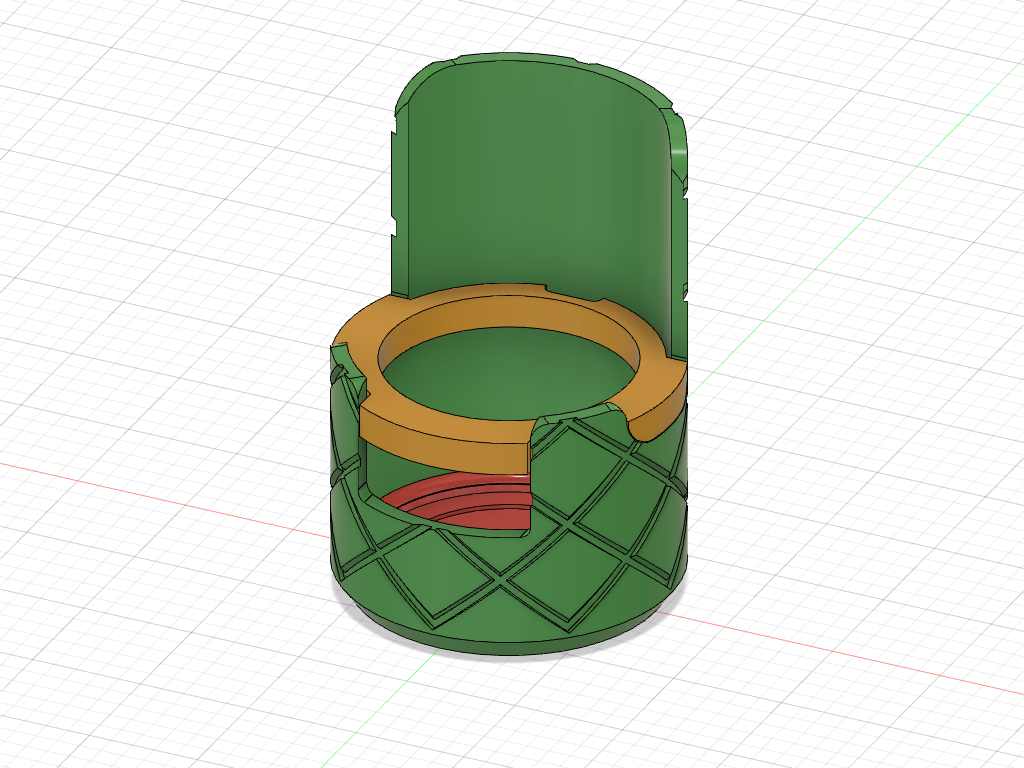 Can holder with small can adapter by blaxcan | Download free STL model ...