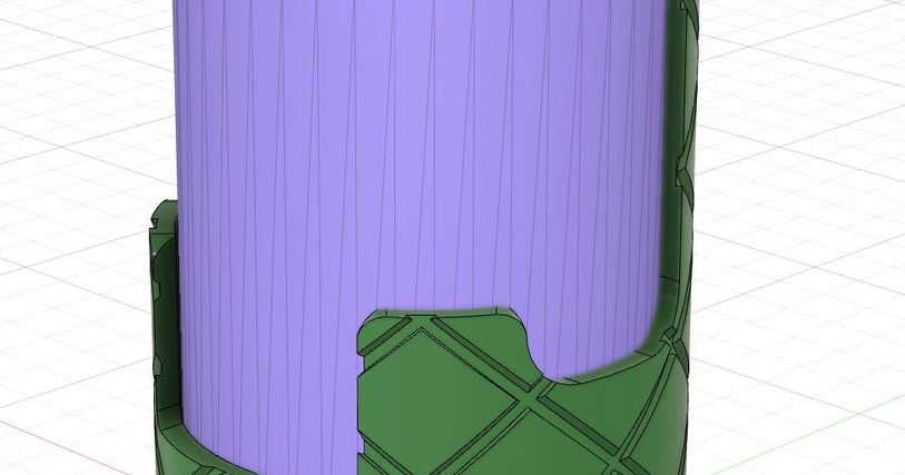 Can holder with small can adapter by blaxcan | Download free STL model ...