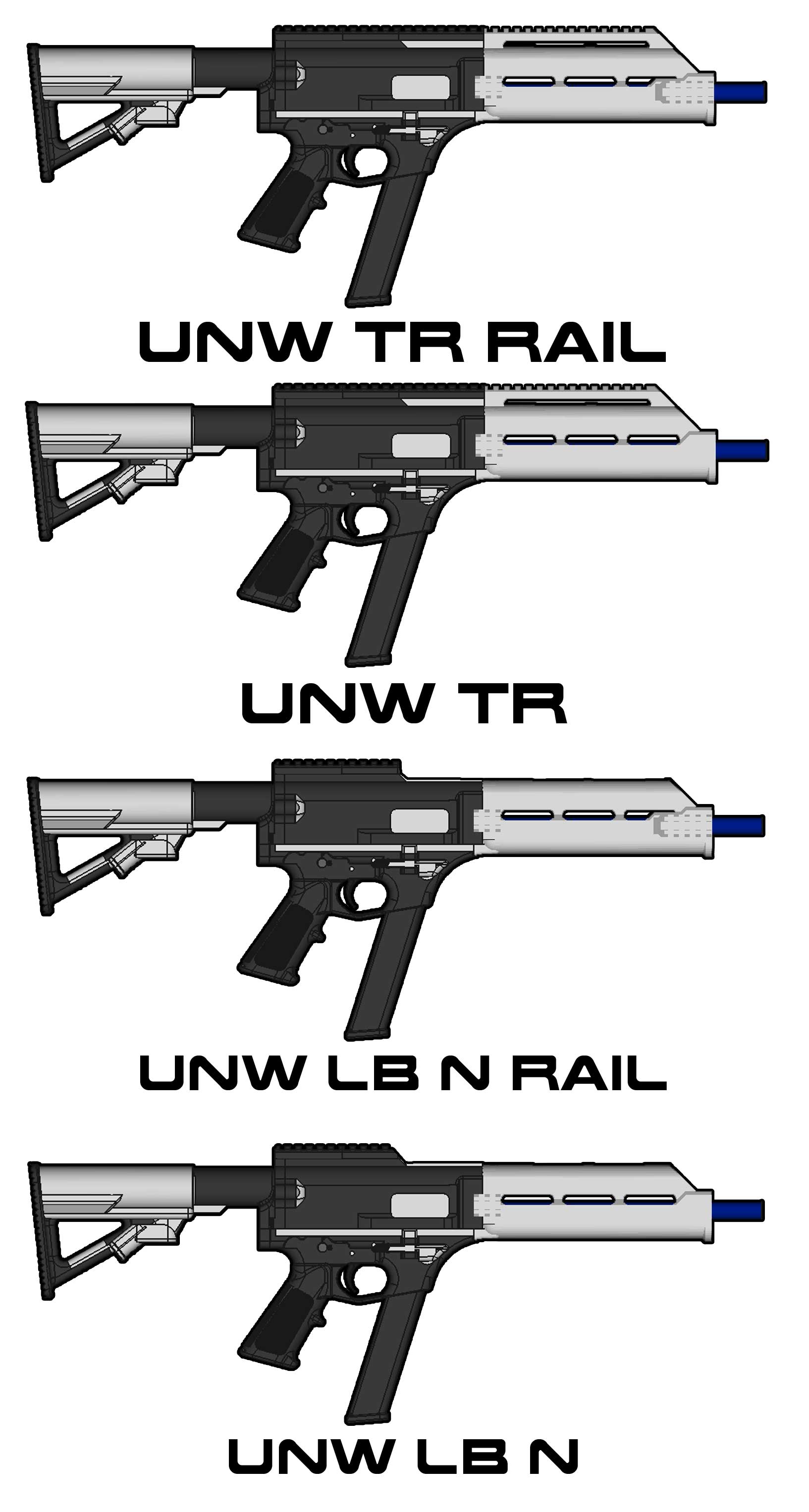FGC-68 No Top rail shroud set by UntangleWORKS | Download free STL ...