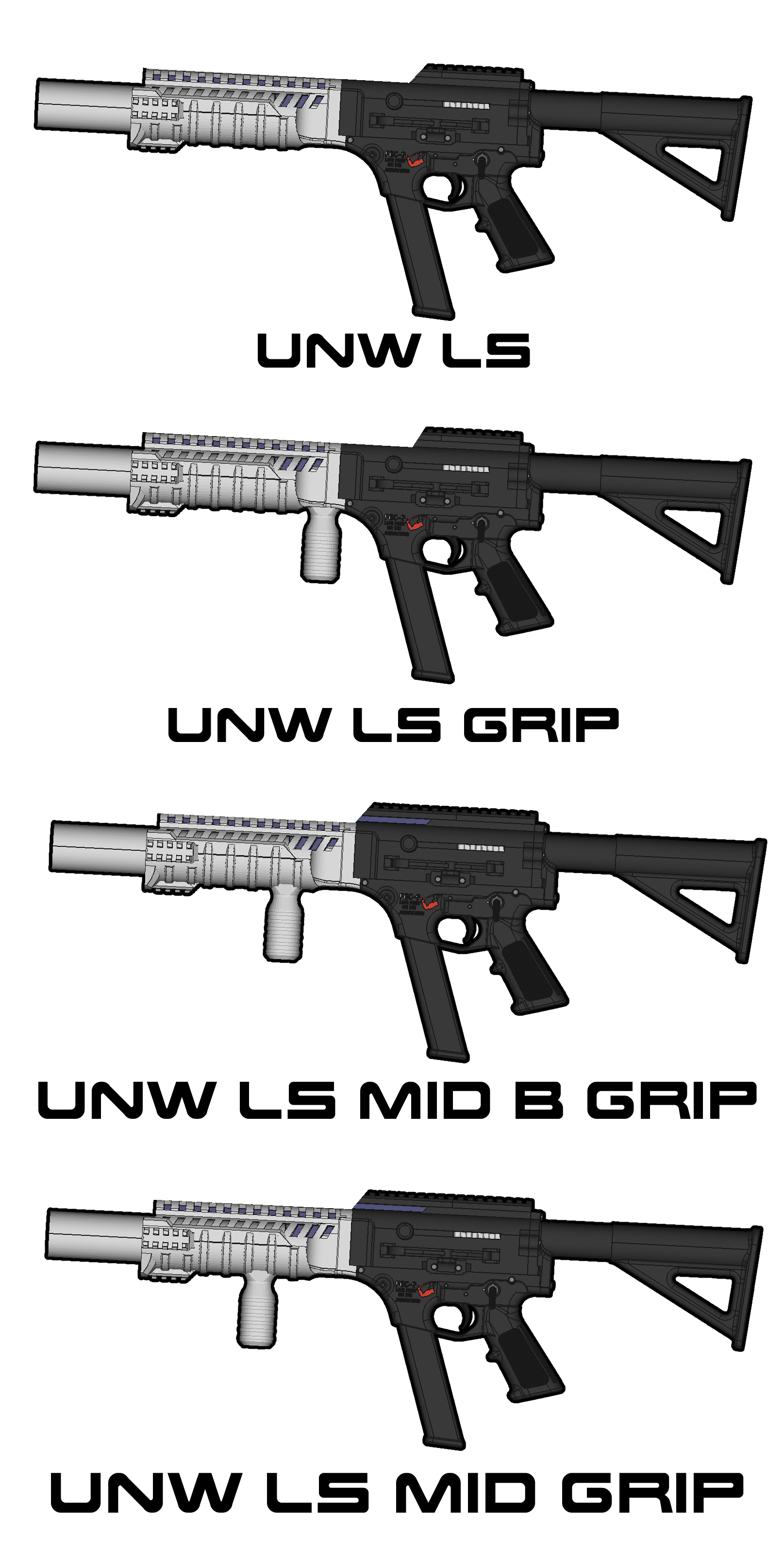 FGC-68 No Top rail shroud set by UntangleWORKS | Download free STL ...