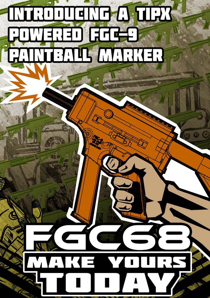 FGC-68 FGC-6 bolt it in Charging Handle paintball magfed airsoft by ...