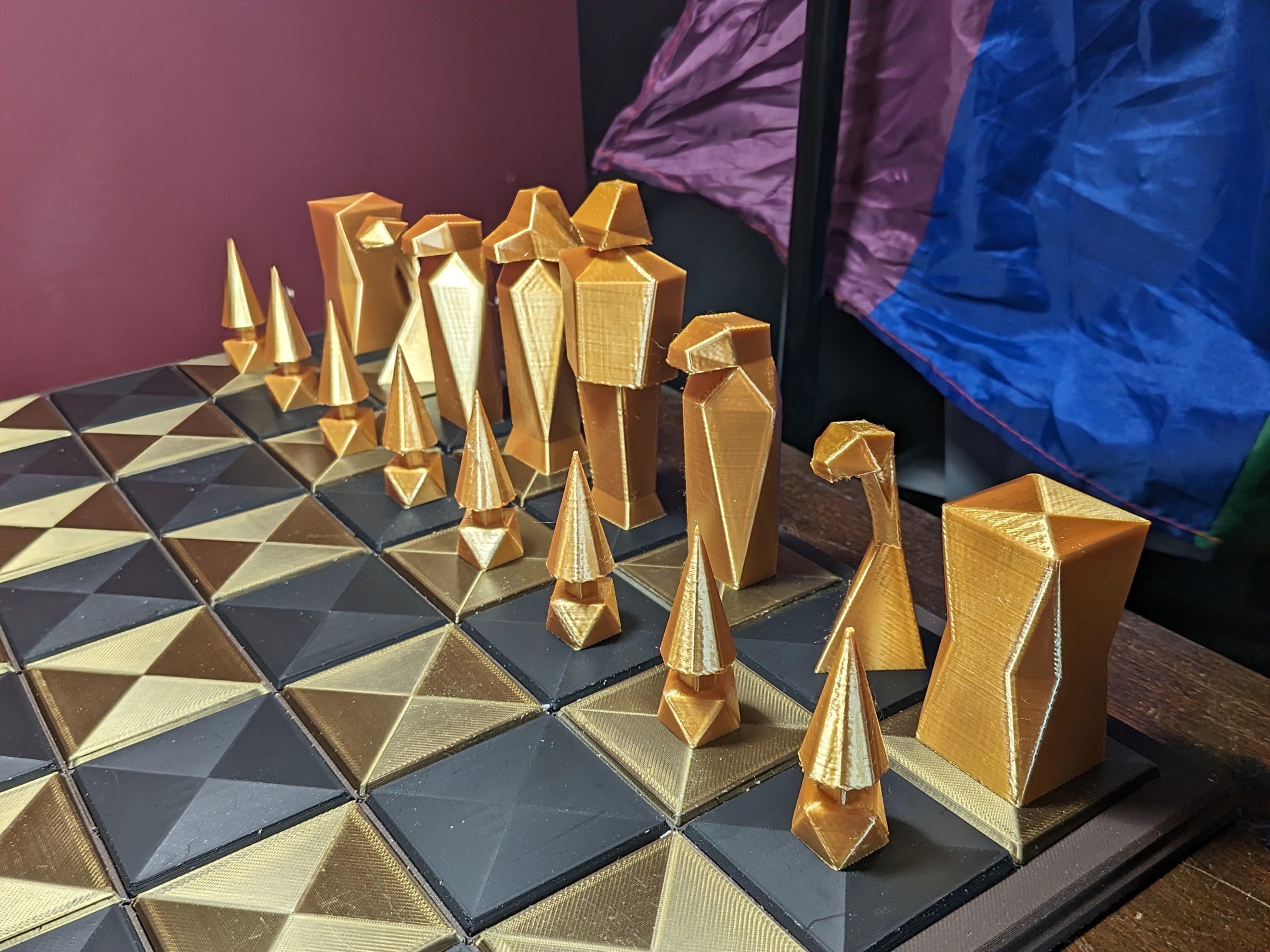 The Sentinel Chess Set by EBD Design Studio | Download free STL model ...