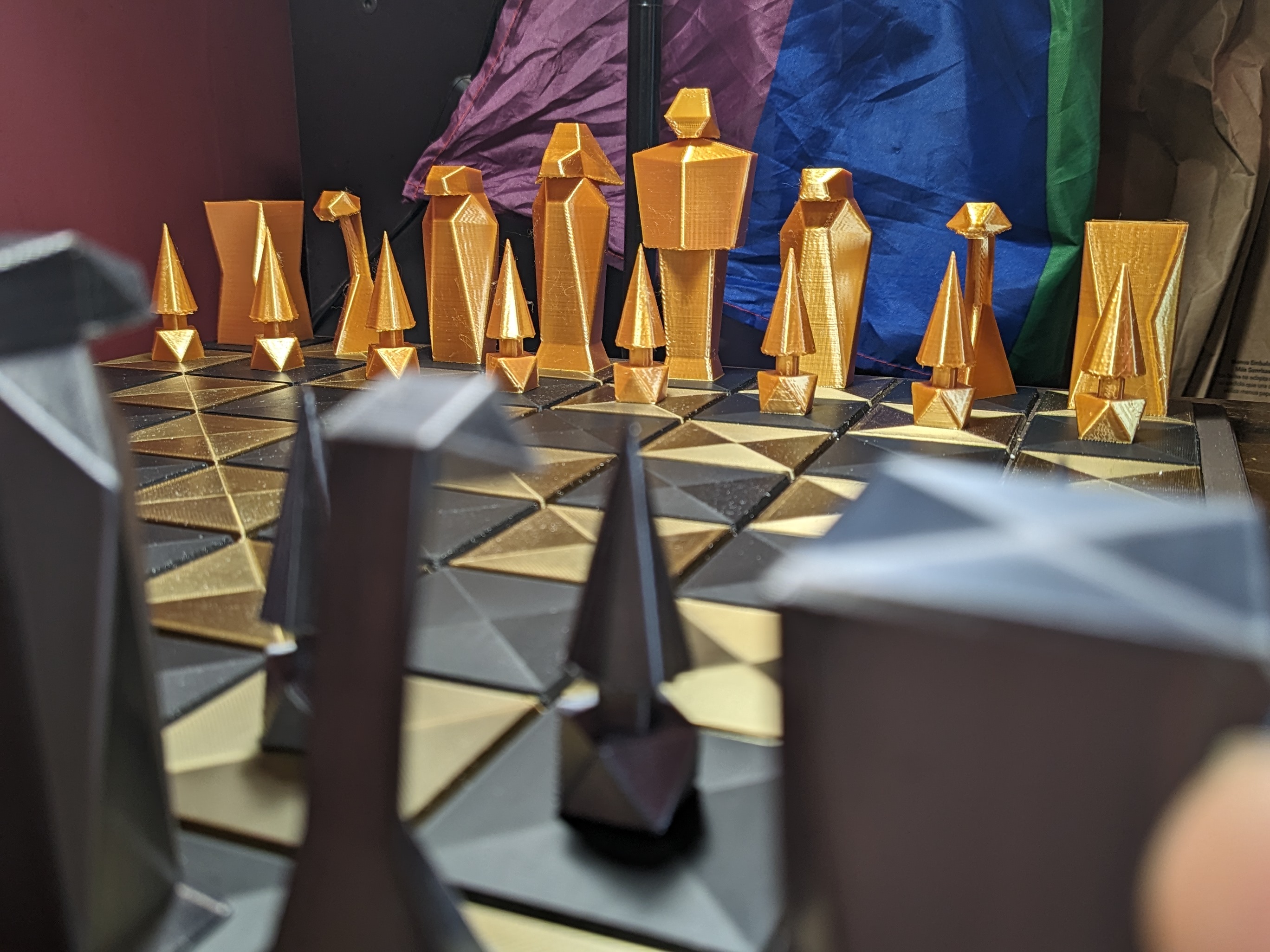 The Sentinel Chess Set by EBD Design Studio | Download free STL model ...