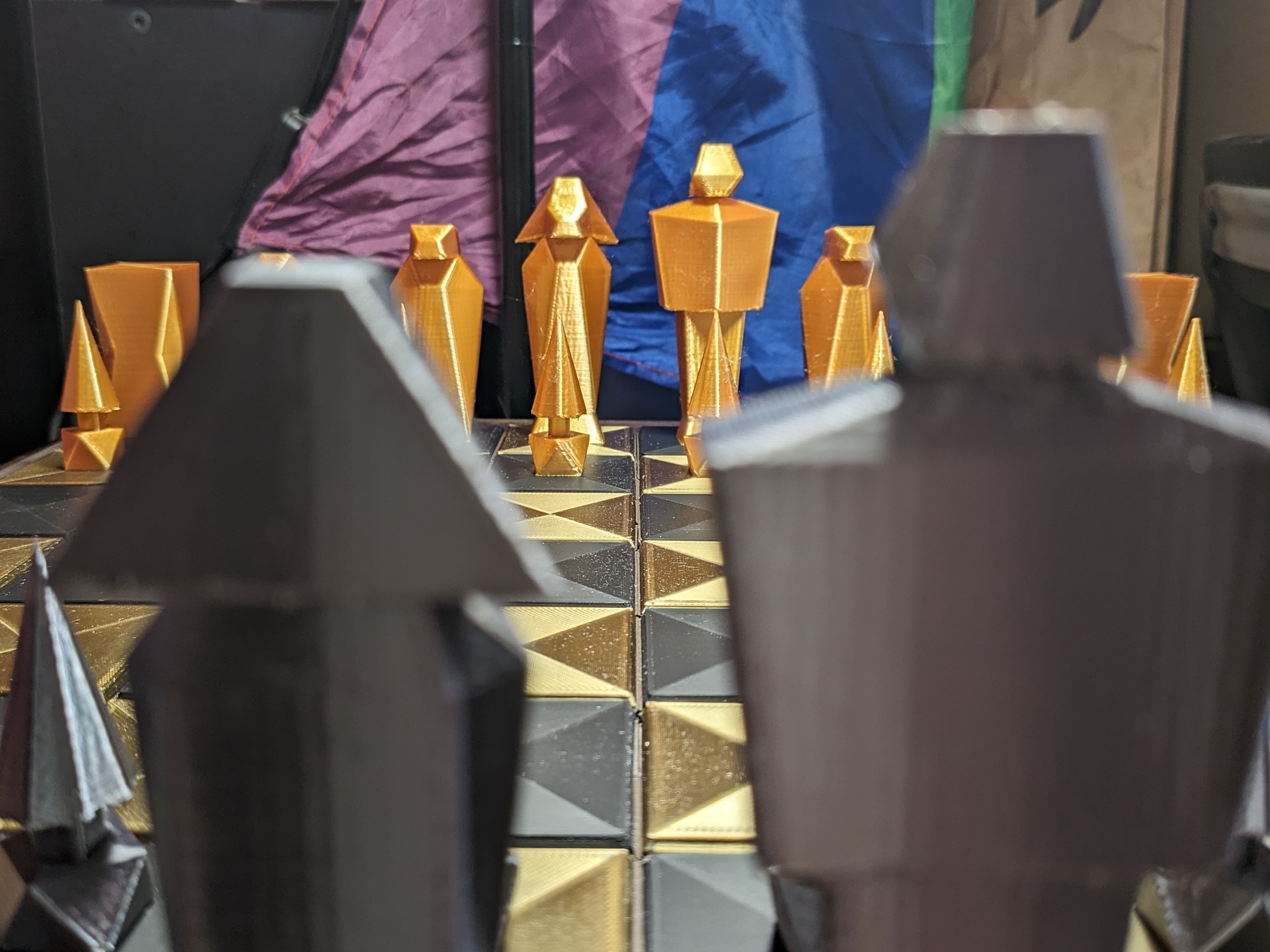 The Sentinel Chess Set by EBD Design Studio | Download free STL model ...