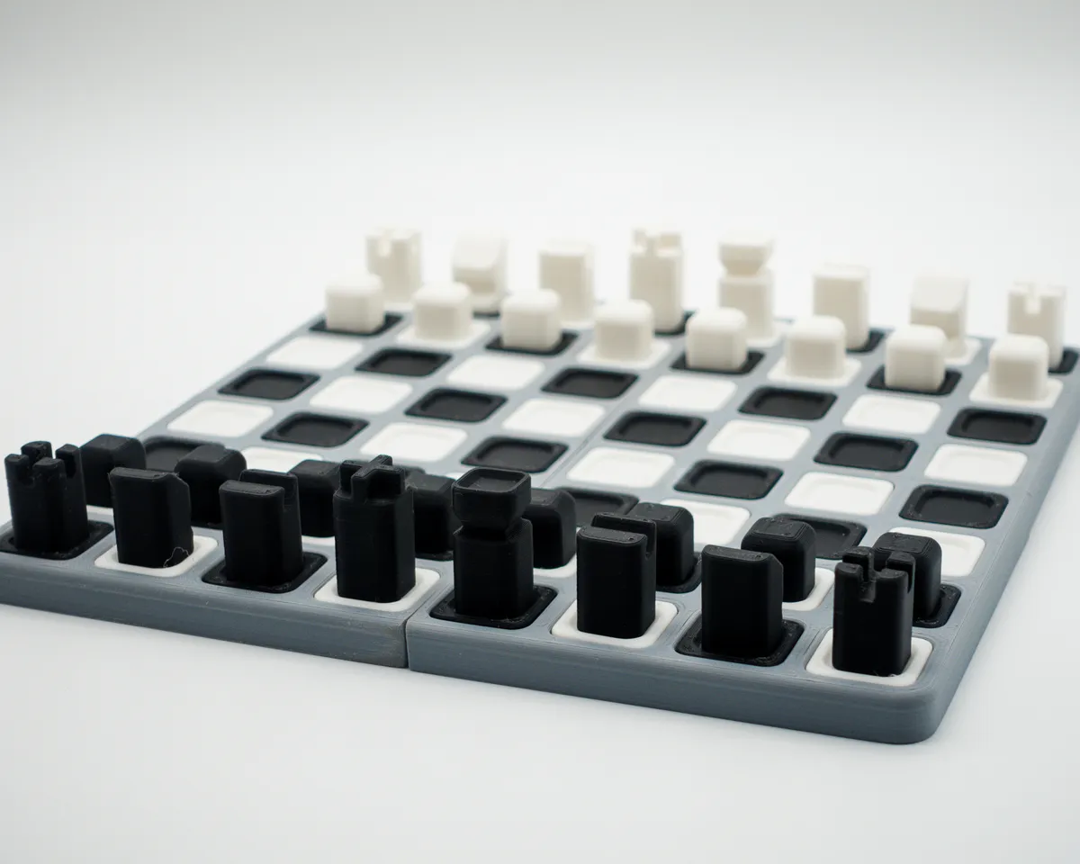 Minimal Chess Set by Kibosh | Download free STL model | Printables.com