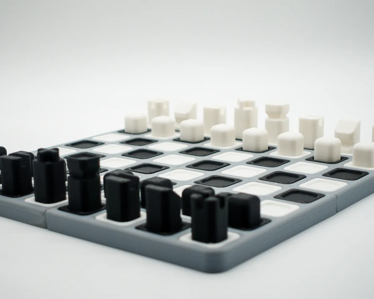 Minimal Chess Set by Kibosh | Download free STL model | Printables.com