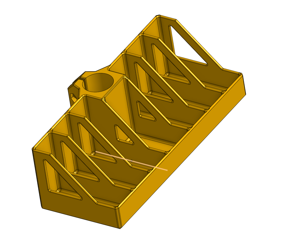 Shelf for 25mm pole by v1ncen7 | Download free STL model | Printables.com