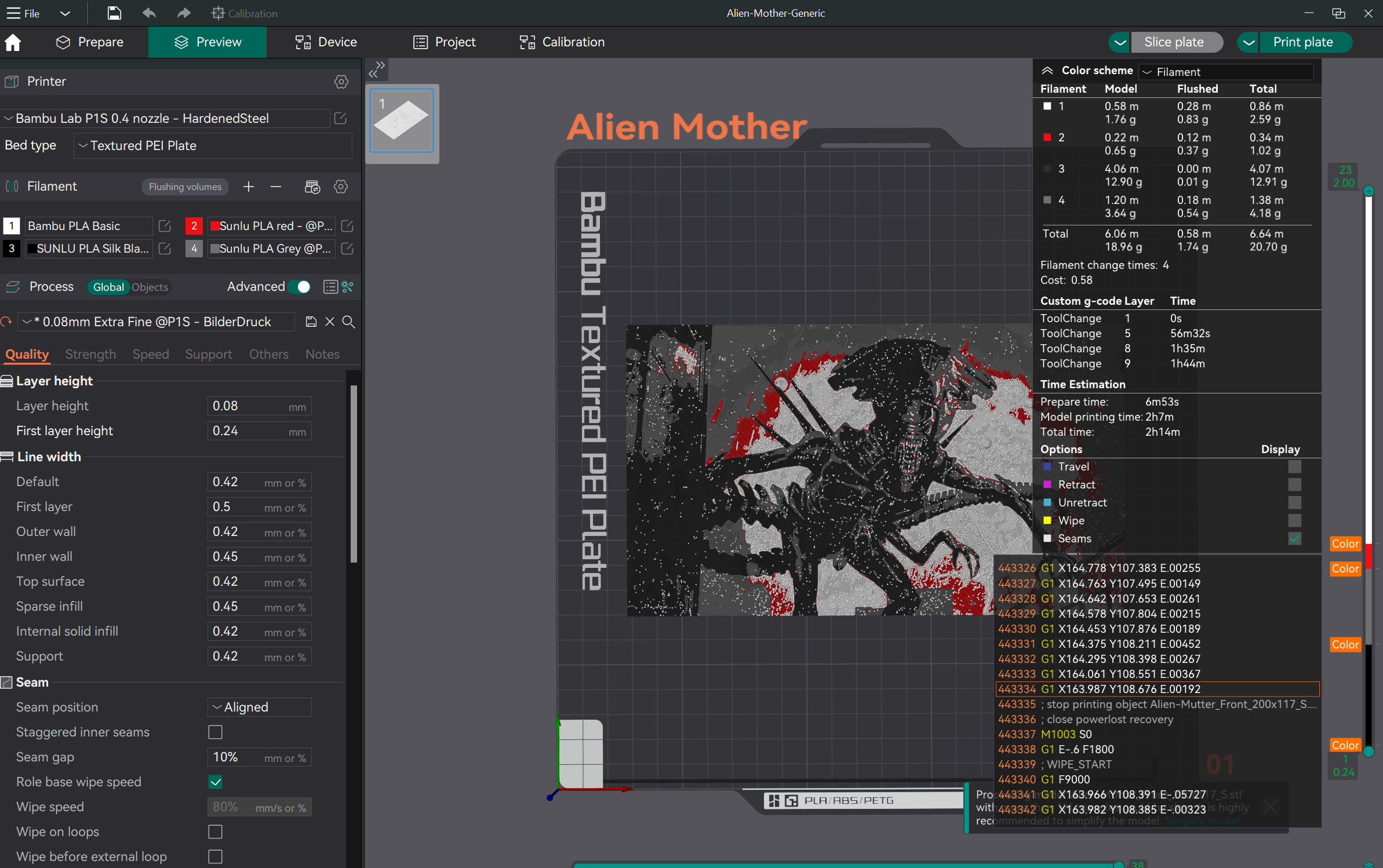 Alien Mother - Picture Art by Jan Tiedemann | Download free STL model ...