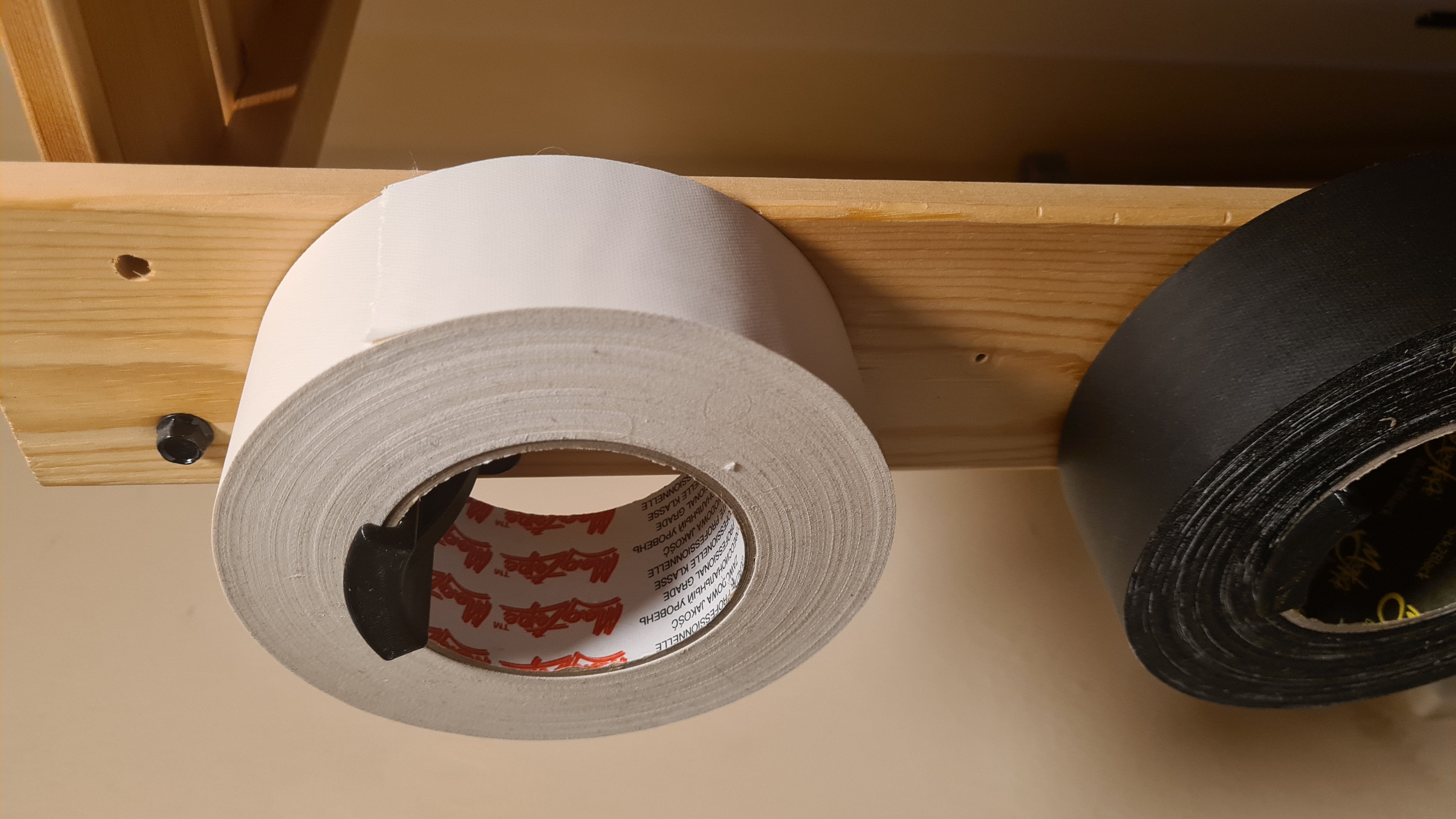 Gaffa / Duct Tape Roll Hanger by Brekel | Download free STL model ...