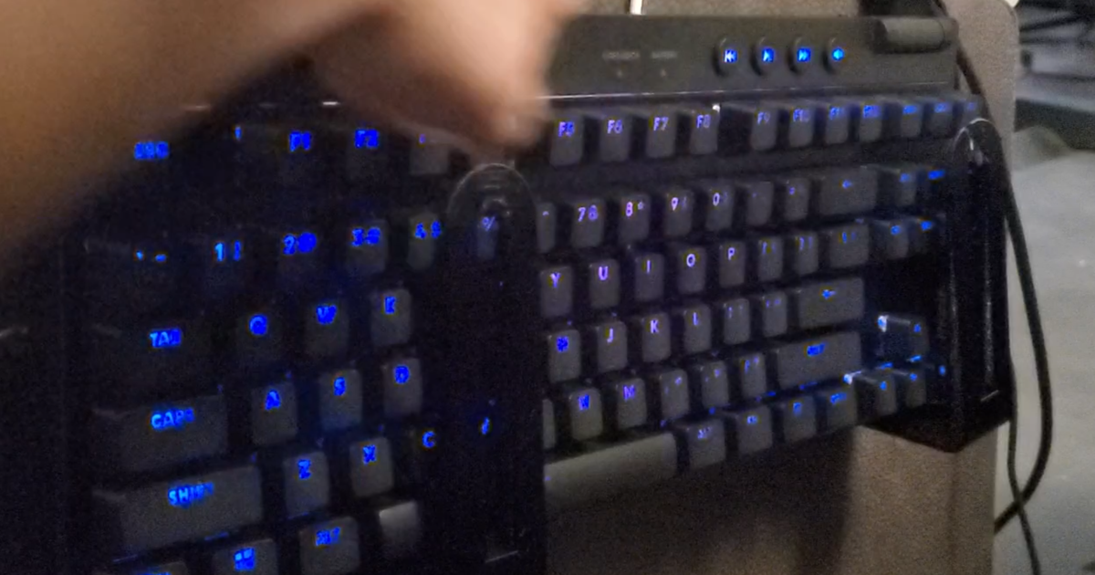 Logitech PRO X TKL Mechanical Gaming Keyboard bracket by taosd ...