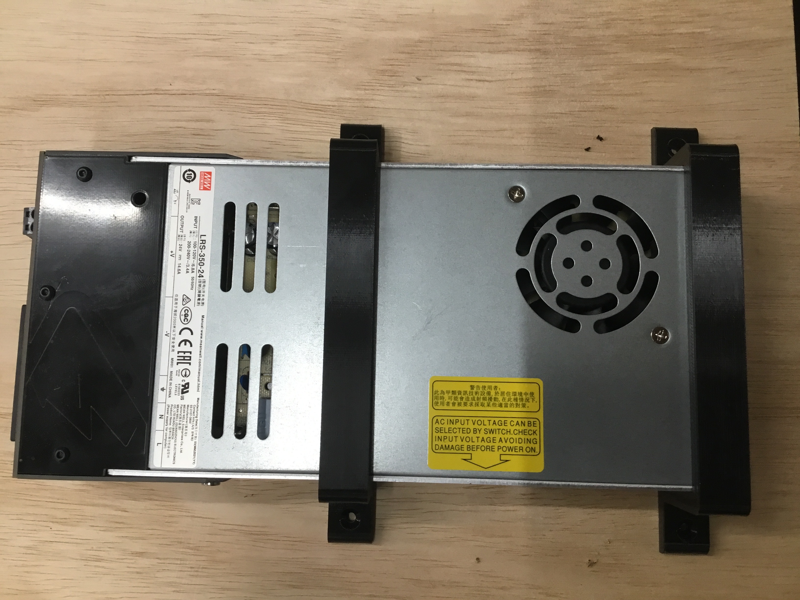 Meanwell PSU mount with stand off by M7 Designs | Download free STL ...