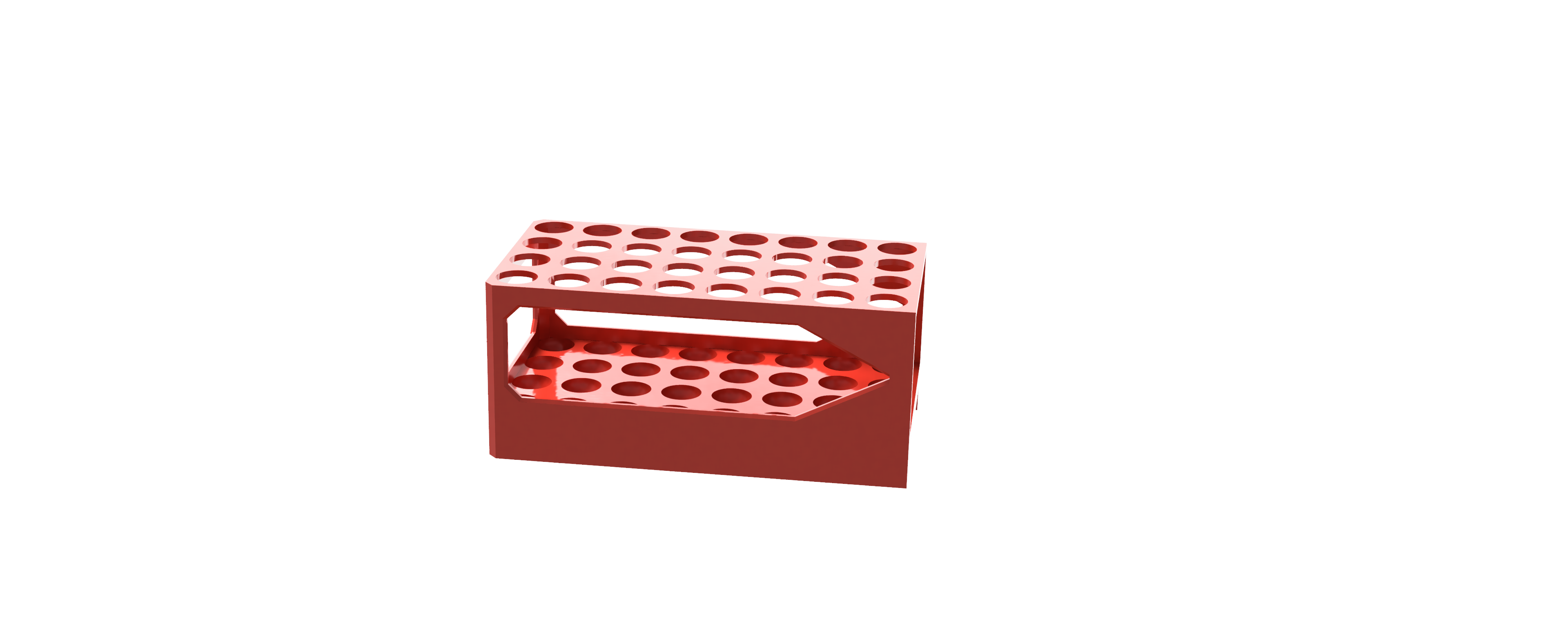 Test Tube Rack 4x8 by Salman 3DP | Download free STL model | Printables.com