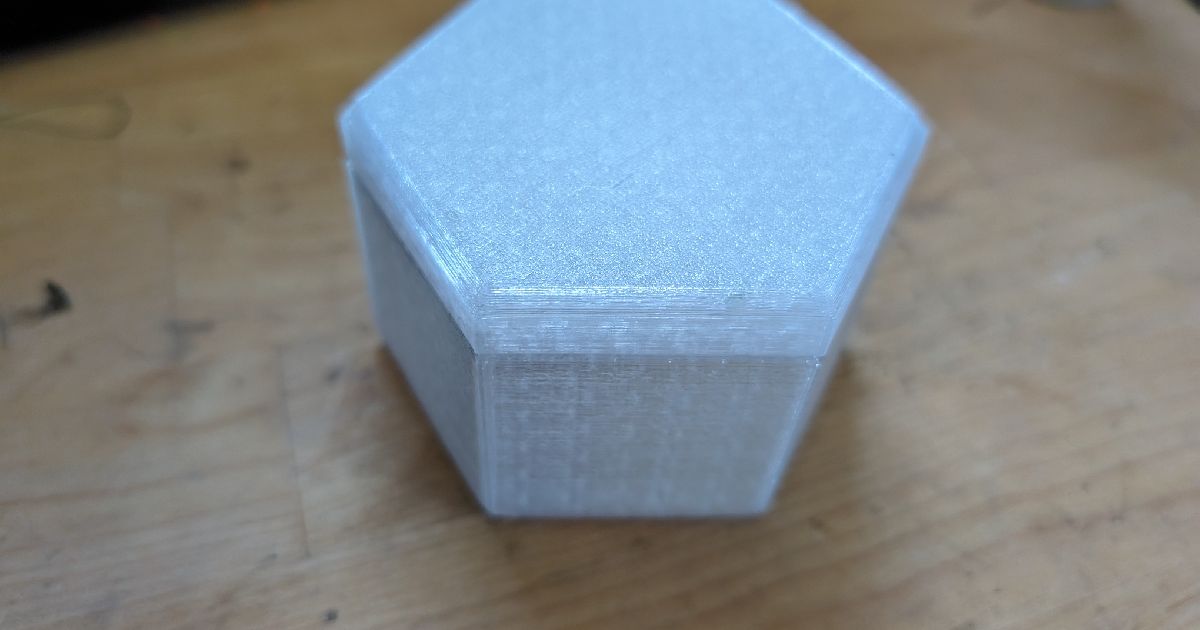 Hexibox - A Simple Hexagon Shaped Box by Fantastic Plastic Person ...