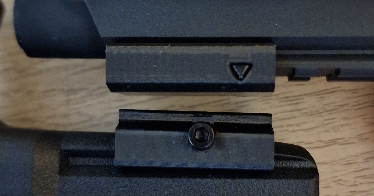 Toolless/Screw Pistol Picatinny Mount by FaboElChapo | Download free ...