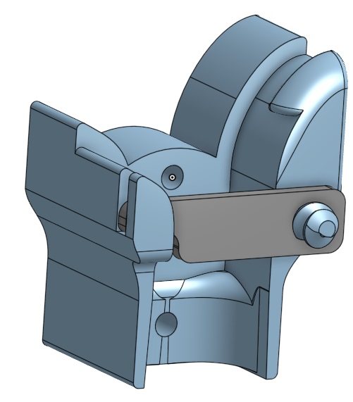 Stratocaster Wall Mount with lock and bottom bracket by MarioV ...