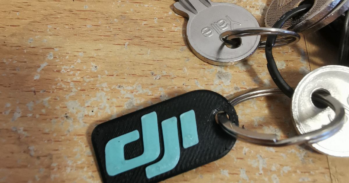 Klíčenka DJI / DJI keychain by Adam Fuchs | Download free STL model ...