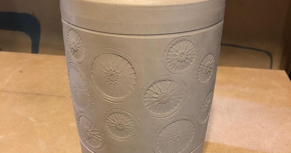 Bicycle wheel stamp (SCAD) by tjsoco | Download free STL model ...