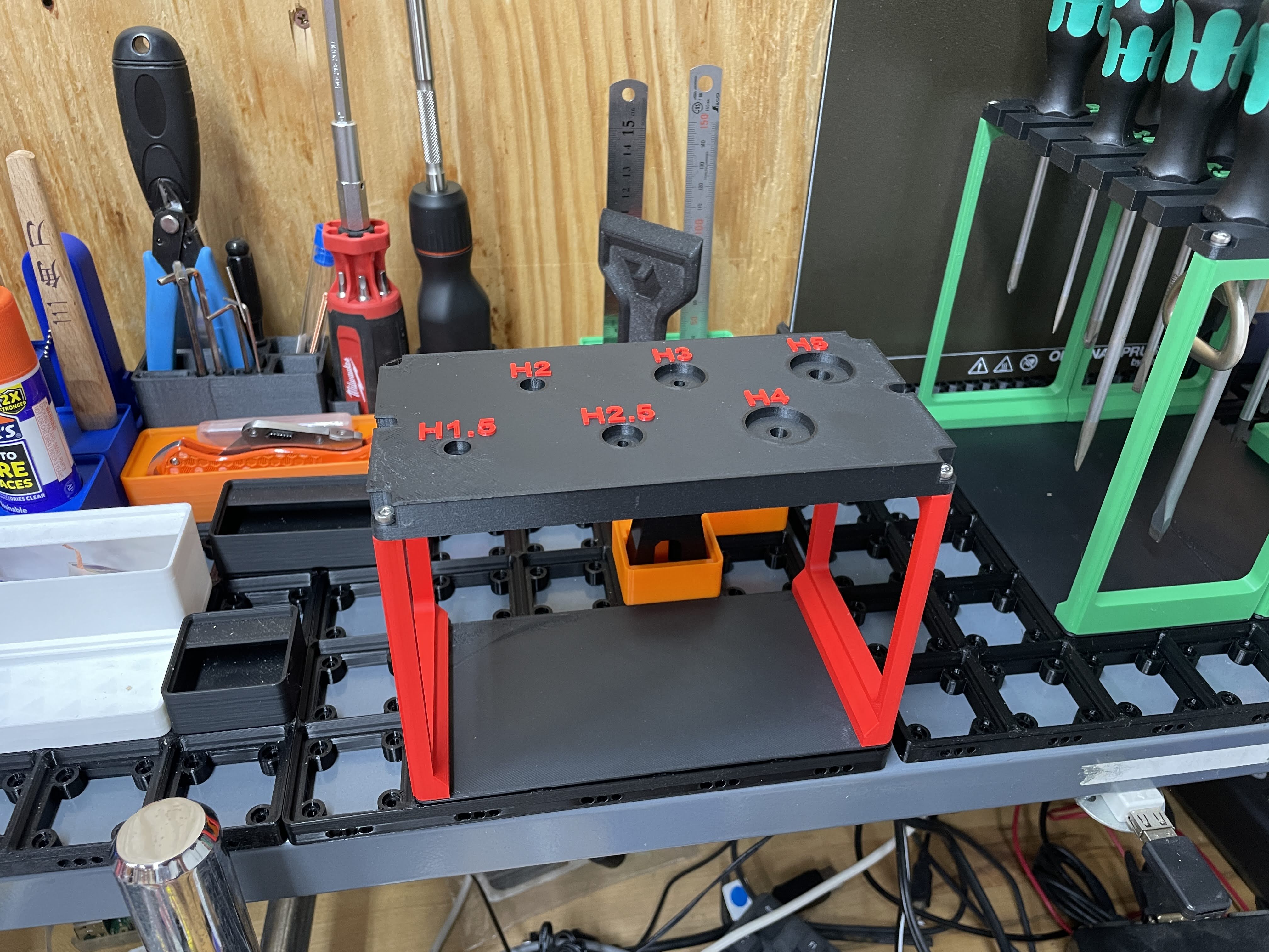 Bondhus hex driver holder gridfinity by Douglas Hale | Download free STL model | Printables.com