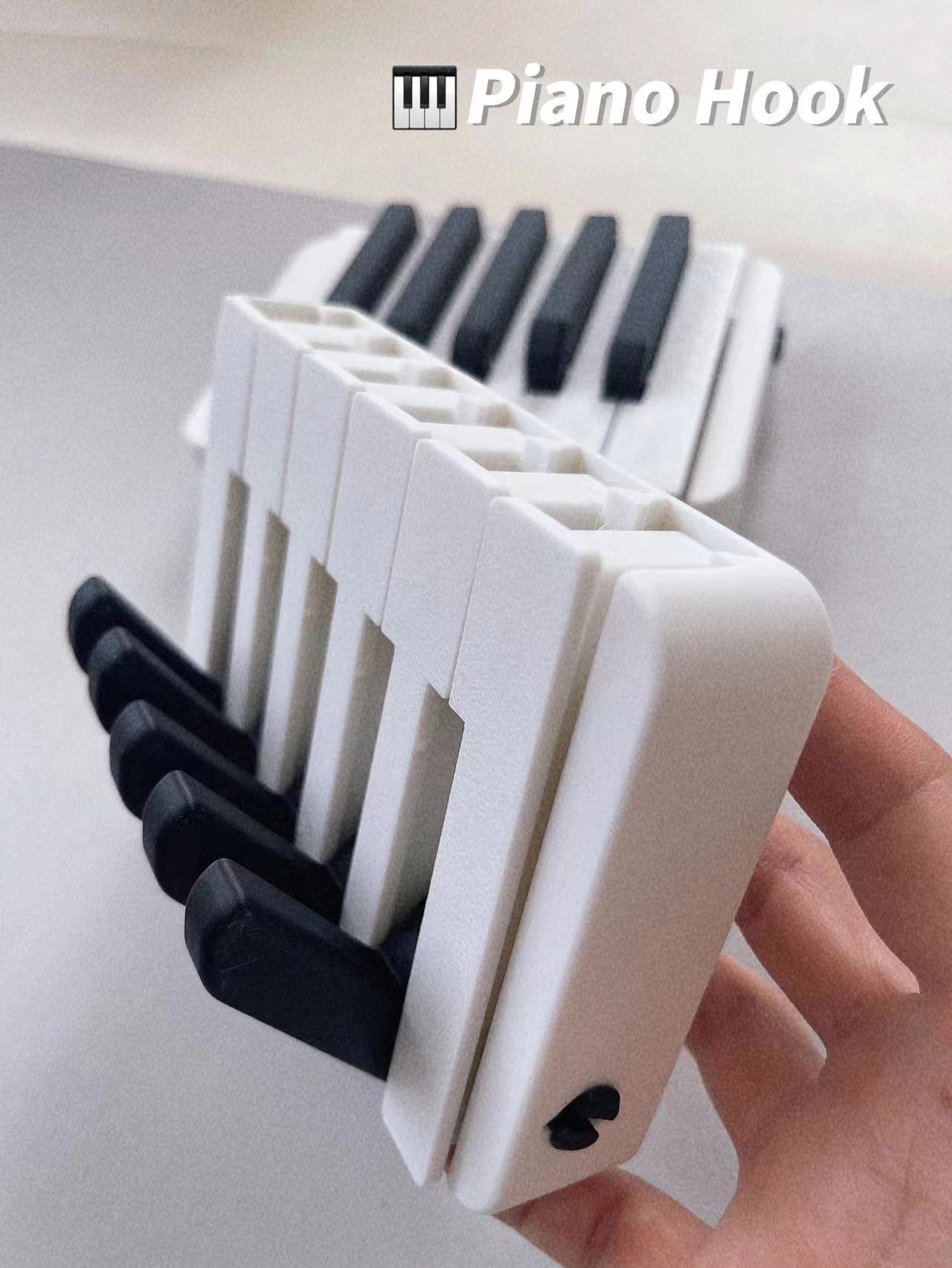 Piano key hook by cryoooon | Download free STL model | Printables.com