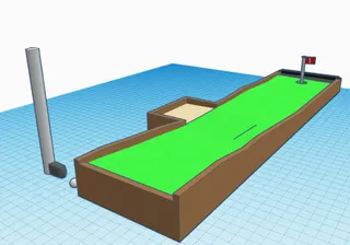 Mini golf tabletop by softballer | Download free STL model | Printables.com