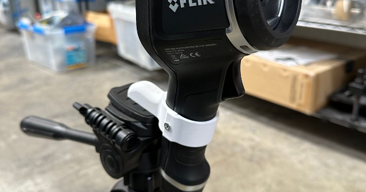 FLIR Thermal Camera E-Series Tripod Mount by printwithmeXYZ | Download ...