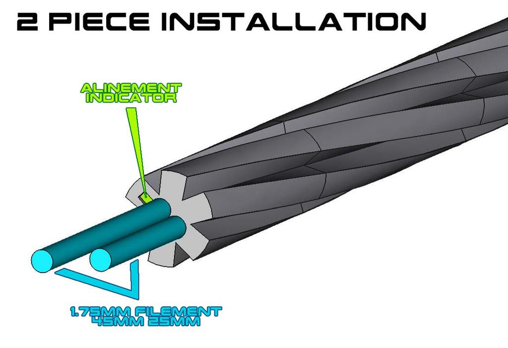ECM (v1) 30cm Rifling Mandrel-9x19 by UntangleWORKS | Download free STL ...