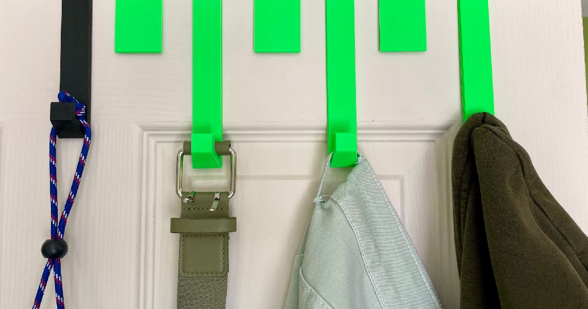 Strong Over Door Hook (easy print) by Hayce Urbon | Download free STL ...